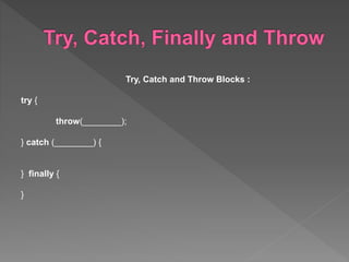 What is Exception Handling? | PPTX | Programming Languages | Computing