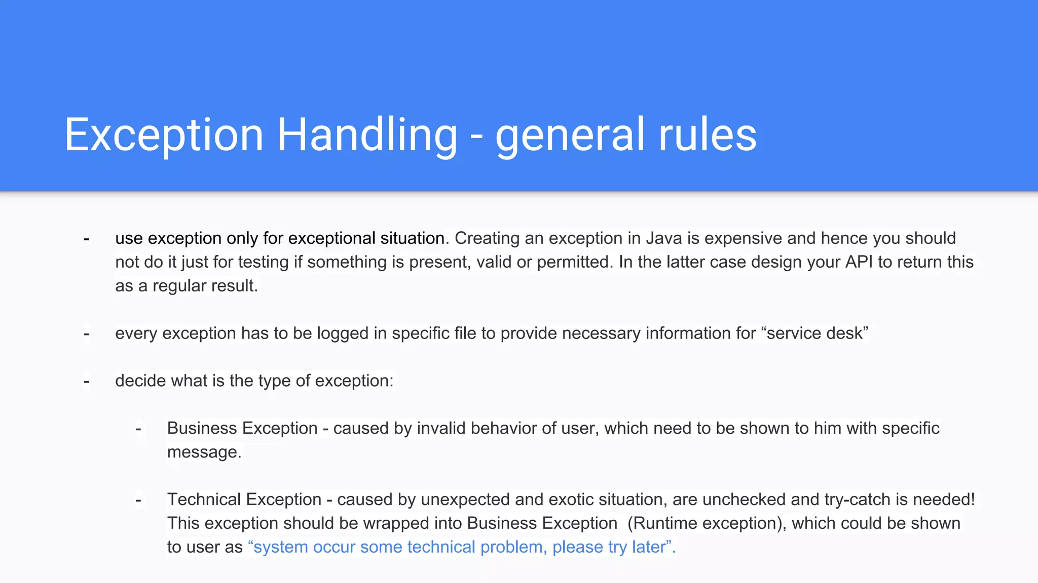 Exception handling | PDF