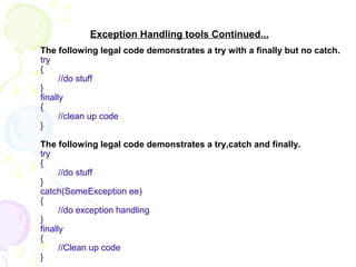 Exception handling | PPT