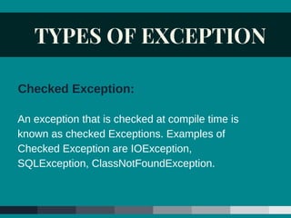 Exception Handling in Java | PPT