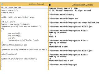 Exceptionhandling | PPT