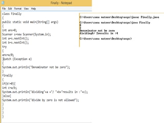 Exceptionhandling | PPT