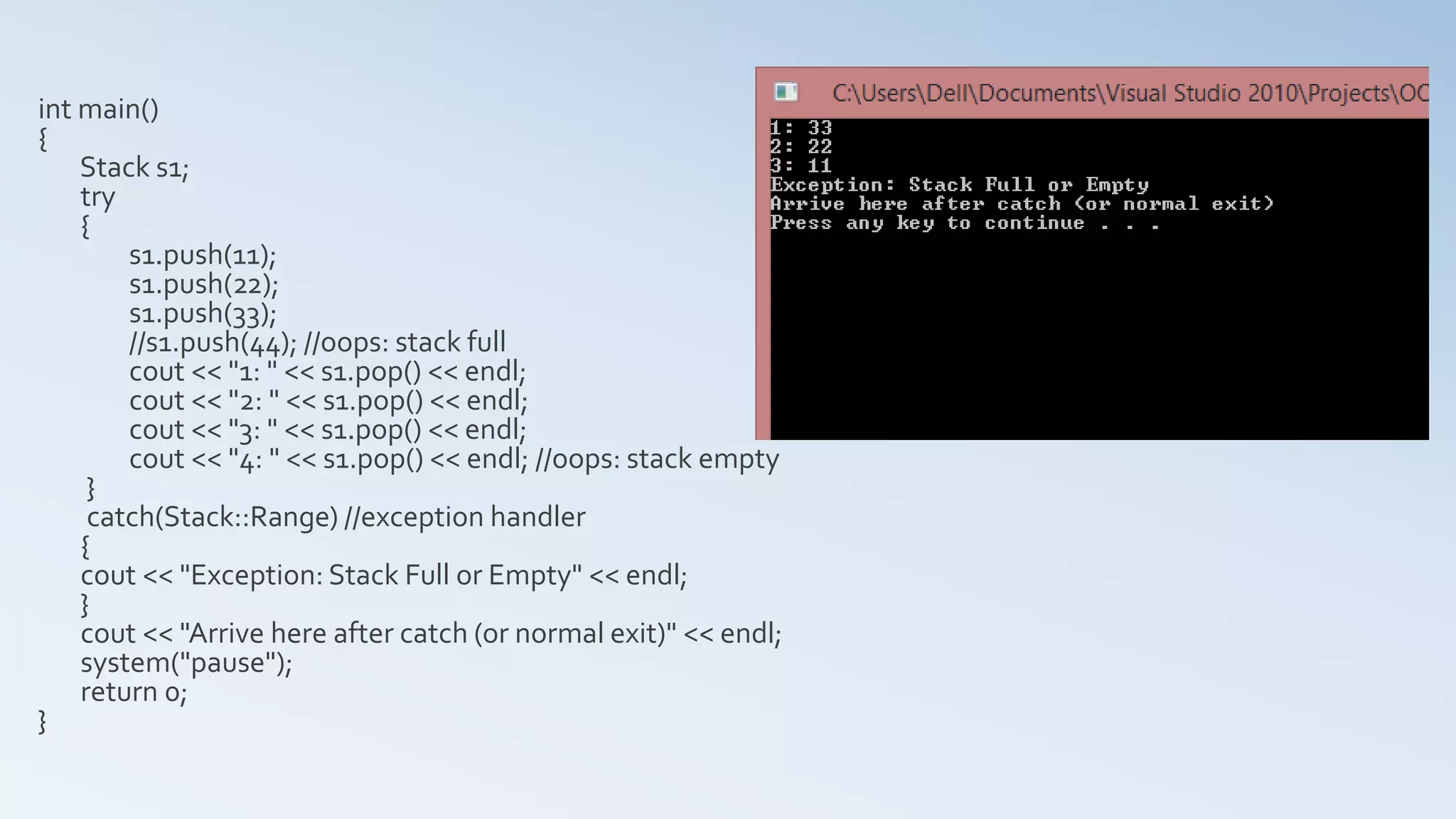 Exception handling | PPT