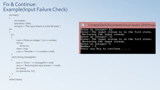 Exception handling | PPT