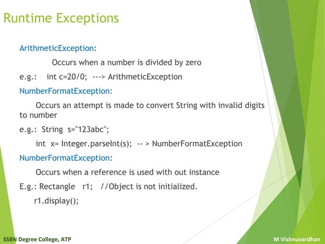 Exception handling | PPT