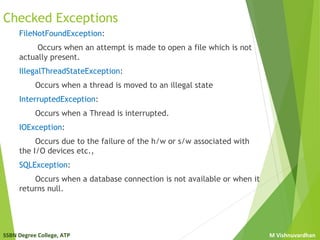 Exception handling | PPT