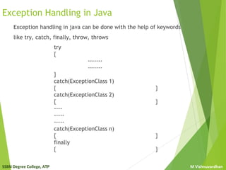 Exception handling | PPT