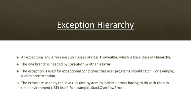 Exception Handling | PPT