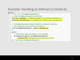 Exception handling | PPT