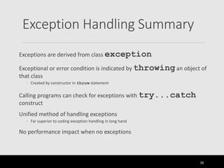 Exception handling | PPT