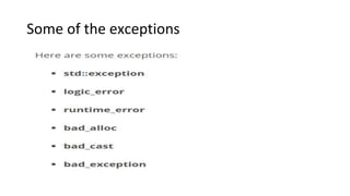 Exception handling | PPT