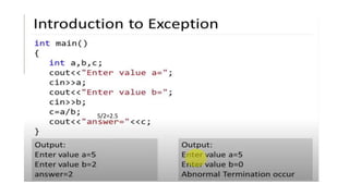 Exception handling | PPTX