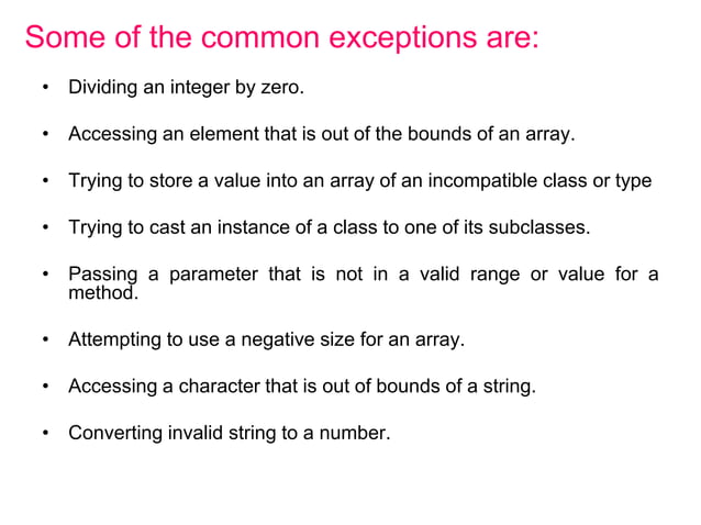 Exception Handling Exception Handling Exception Handling | PPT
