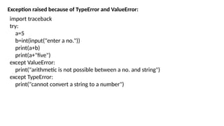 Exception handling.pptxnn h | PPT
