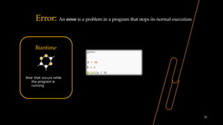 Exception Handling_and error handling in python | PPTX