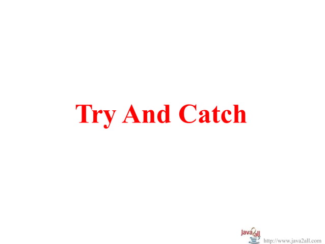 Java Exception handling | PPS
