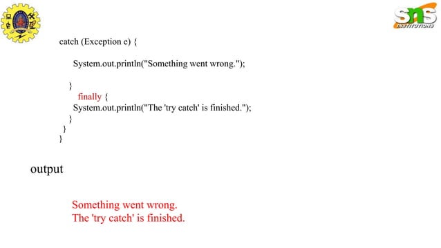 Exception Handling20pptx Programming Languages Computing