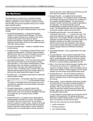 Exception Handling in CORBA Environments | PDF