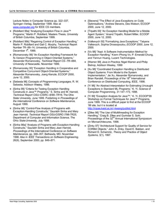Exception Handling in CORBA Environments | PDF