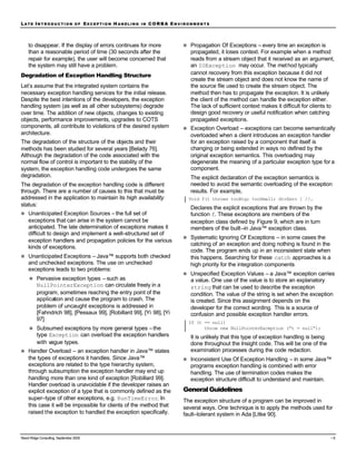 Exception Handling in CORBA Environments | PDF