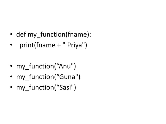 Exception Handling And Function In Python Ppt