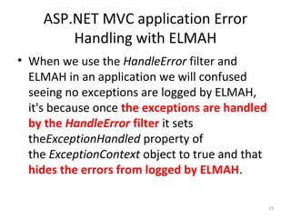 Exception handling in asp.net