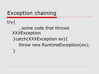 Exception handling in java | PPT