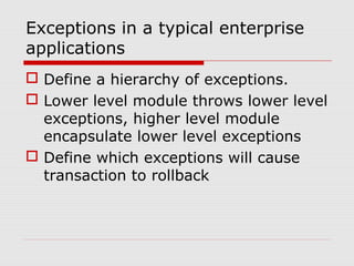 Exception handling in java | PPT