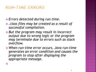 Exception handling in java | PPT