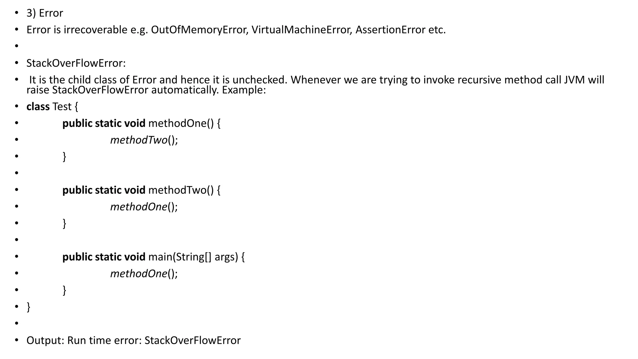 Exception handling in java-PPT.pptx | Programming Languages | Computing