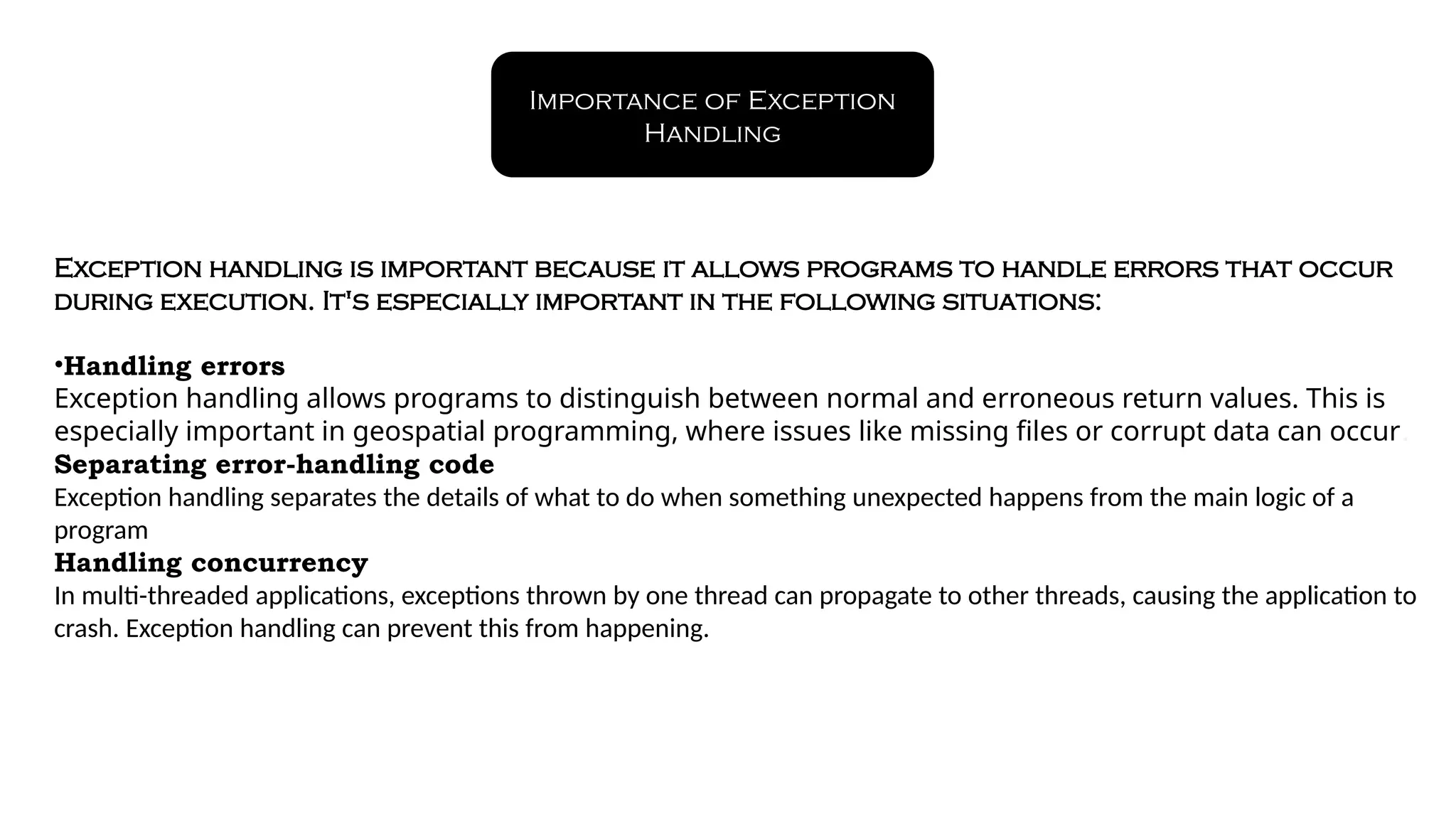 Exception Handling in Python topic .pptx Exception Handling in Python topic .pptx