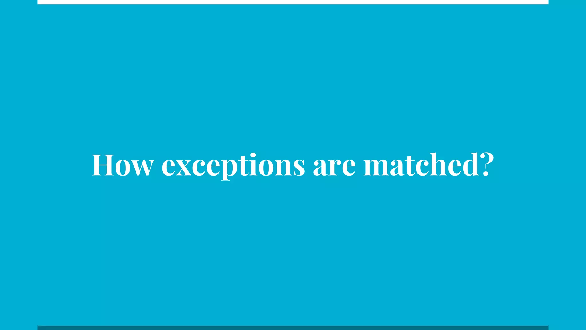 Exception handling in Ruby | PPT