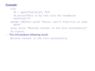 Exception Handling on 22nd March 2022.ppt