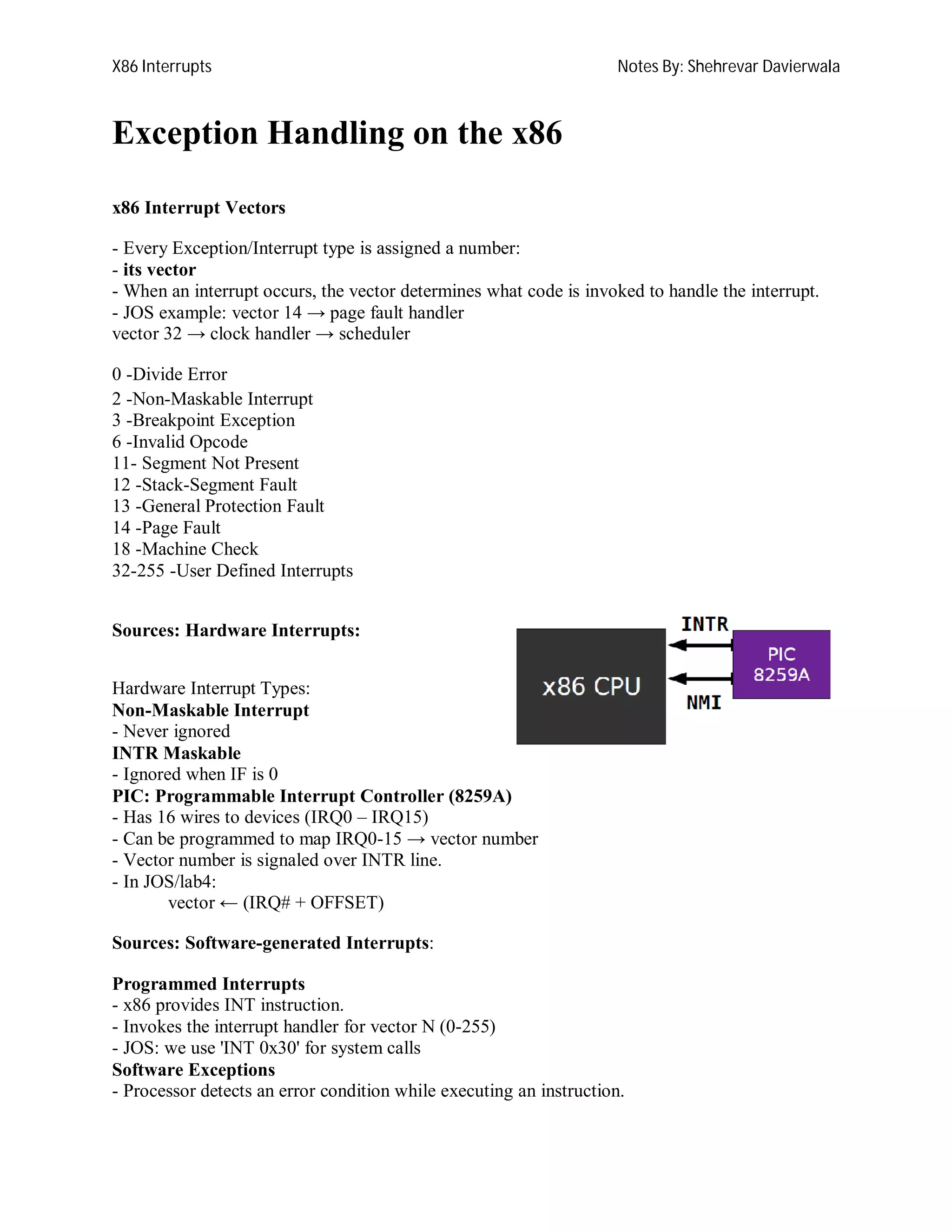 Exception handling on the x86 | PDF