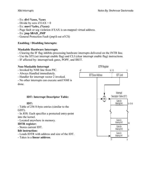 Exception handling on the x86 | PDF