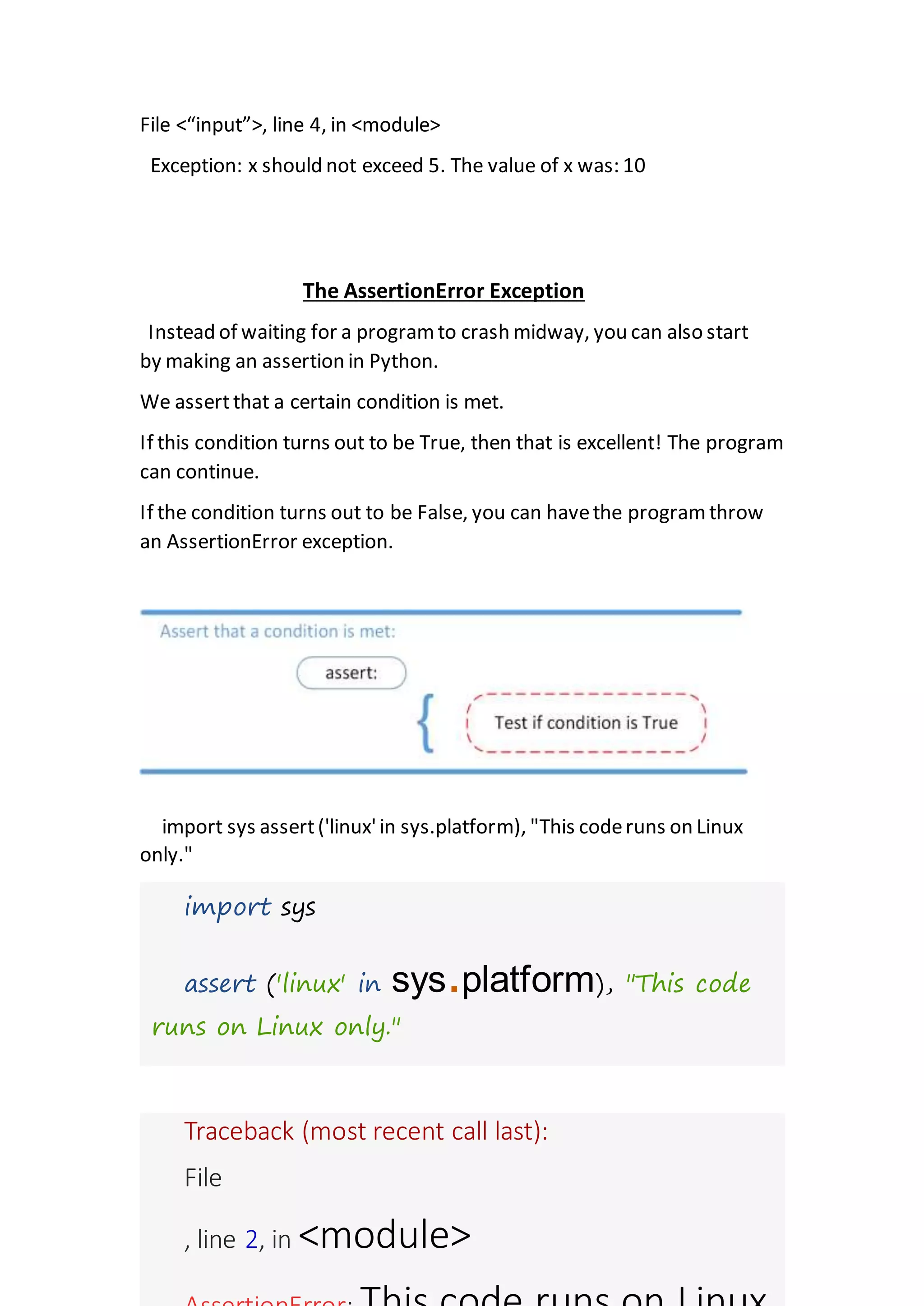 Exception handlingpdf | PDF