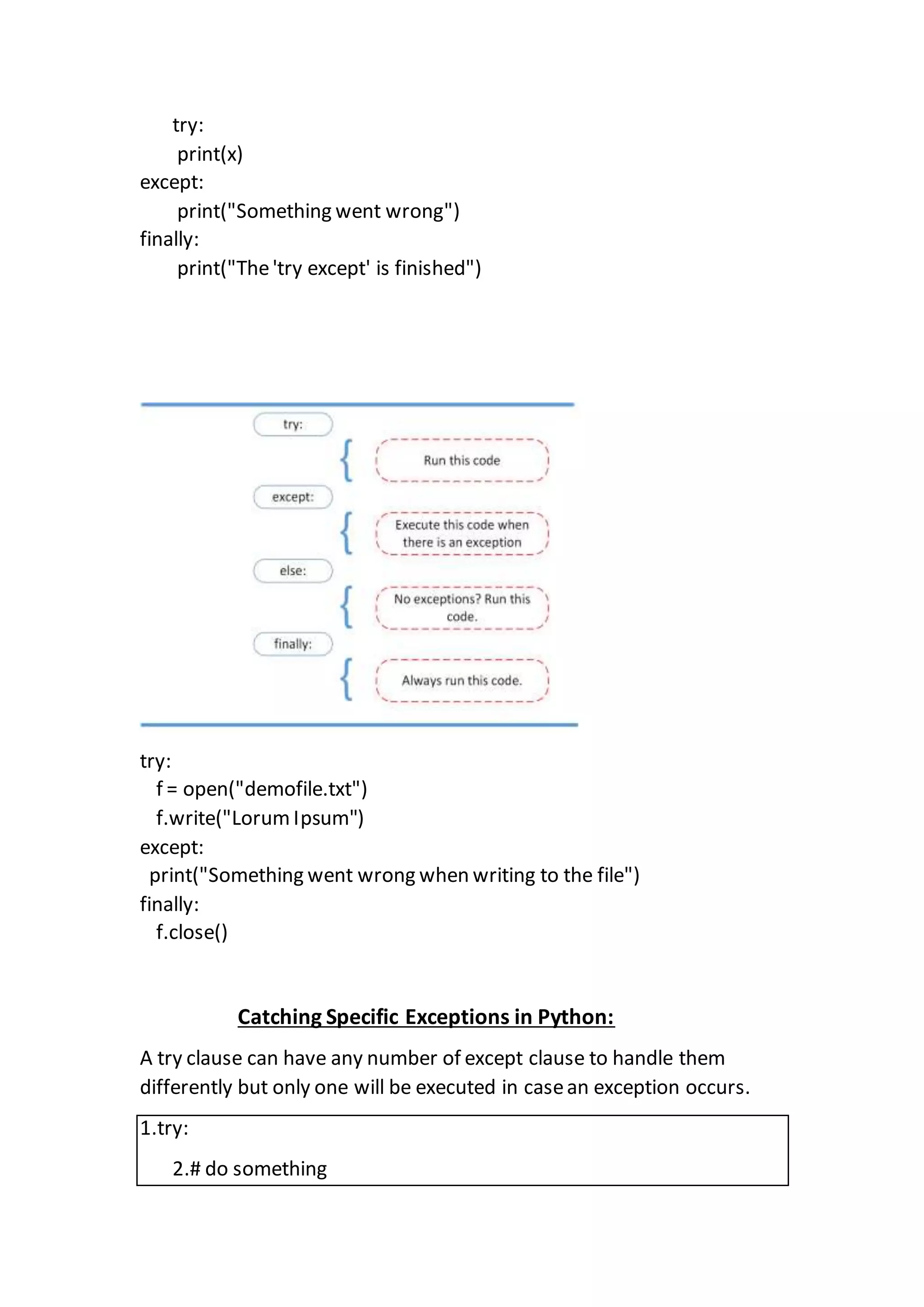 Exception handlingpdf | PDF