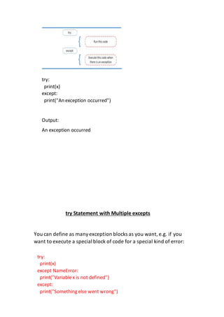 Exception handlingpdf | PDF