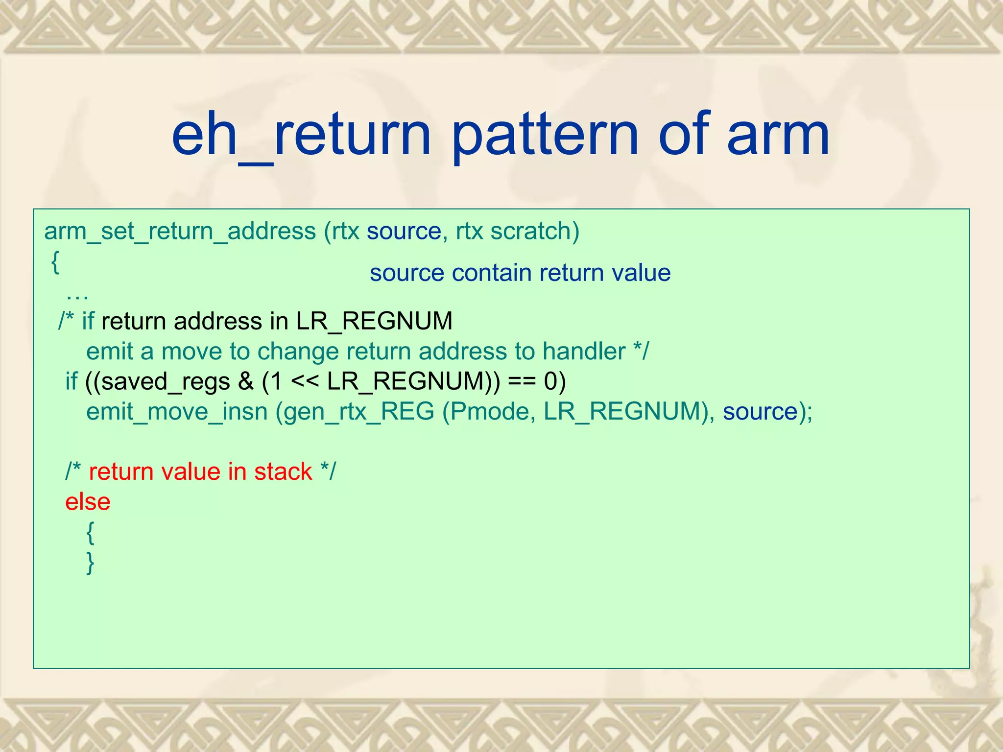 Exception handling poirting in gcc | PPT