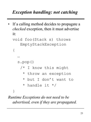 Exception hierarchy | PPSX