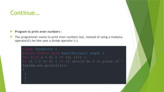 Exception in java to be presented to students.pptx