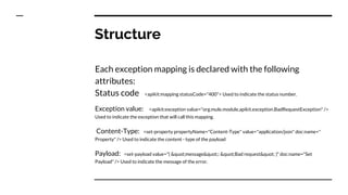 Exception mapping using api kit | PPT