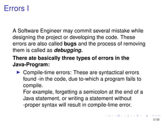 Types of Exceptionsfsfsfsdfsdfdsfsfsdfsd | PPT