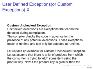 Types of Exceptionsfsfsfsdfsdfdsfsfsdfsd | PPT