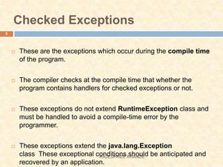 Java Exceptions Handling | PPT