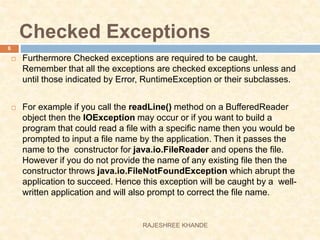 Java Exceptions Handling | PPT