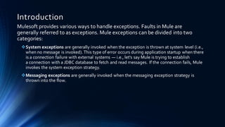 Exception strategies in MuleSoft Anypoint Studio | PDF | Technology & Computing