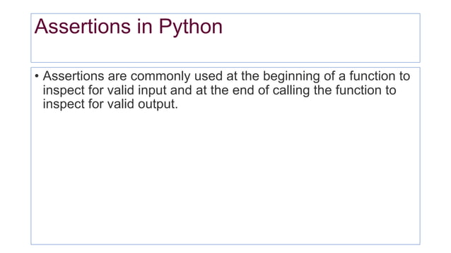 Exception Handling in Python | PPTX | Programming Languages | Computing