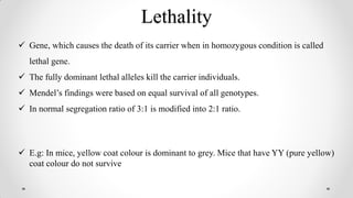 Exception To Mendelism | PDF