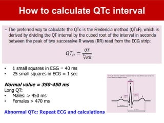 Excercise corrected qt interval (q tc) ecg interpretation | PPTX ...